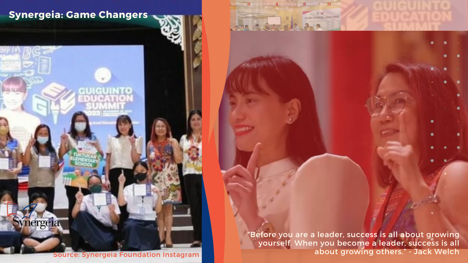 Synergeia: Game Changers Gov. Josie M. Dela Cruz